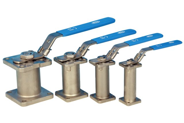 100mm High Valve Spindle Extension Bonnet Stainless Steel NTC EXT-100.