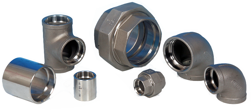 150lb Socket Weld Pipe Fittings Stainless Steel.