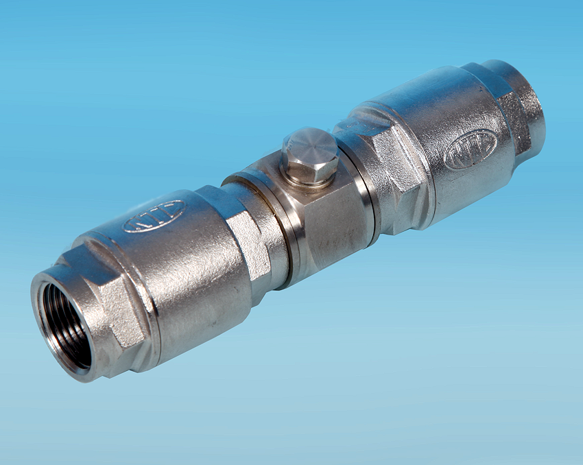 Spring Check Valve Screwed Barrel Type Stainless Steel NTC-SPV20.