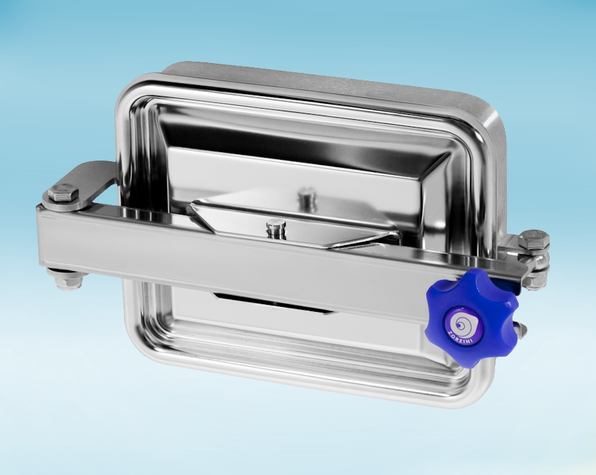 235 × 185mm Rectangular Pressure Manway 295/B 316L