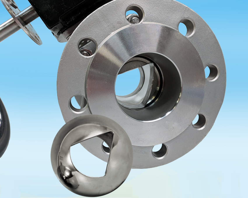 Ball Valve 2-Pce Full Bore Flanged BS10 Table E Direct Mount Stainless ...